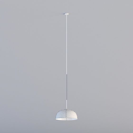 Elegant Low-Poly Pendant Light 3D model