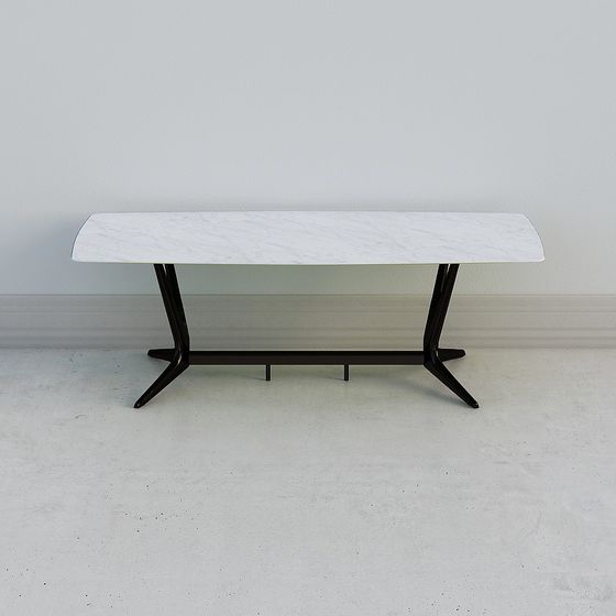 Urban Marble Dining Table 3D model