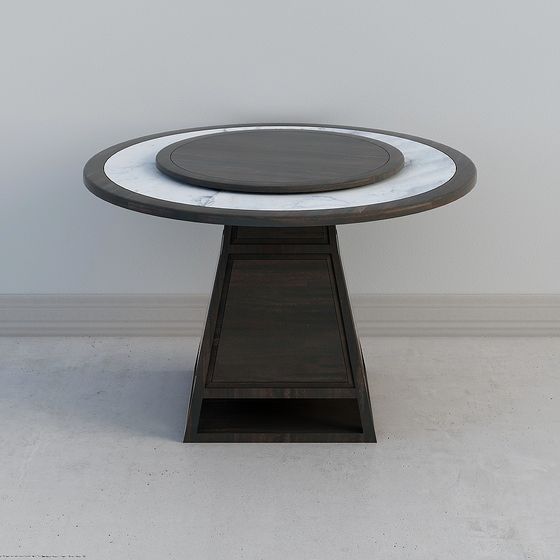 Elegant Round Table 3D model