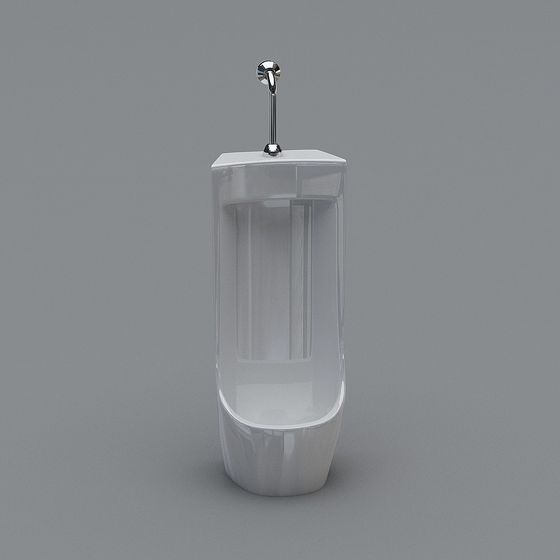 Stylish Urinal 3D Model for Modern Spaces