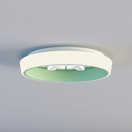 Modern Low-Poly 3D Model Light Fixture