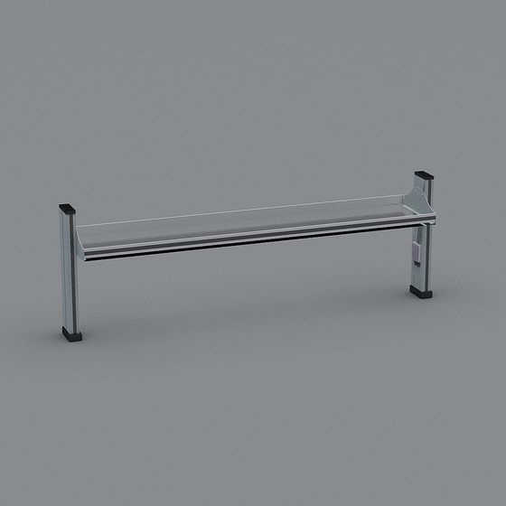 Modern Urban Bench 3D model