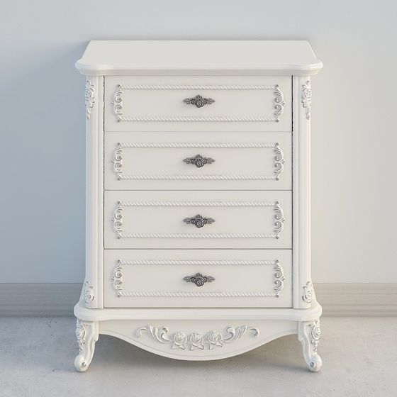 Royal Elegance Dresser 3D model