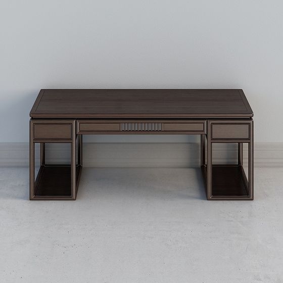 Executive Desk 3D model for Stylish Workspaces