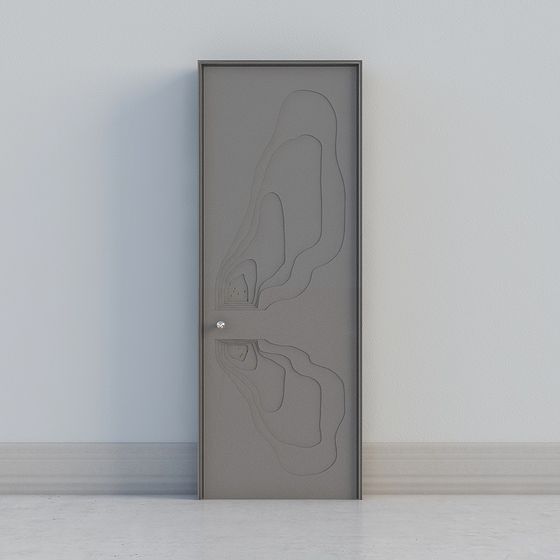 Abstract Art Door 3D model