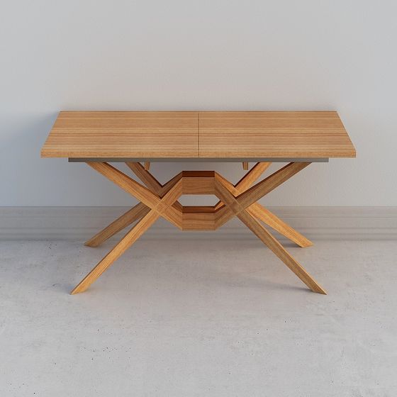 Cross-Leg Expanding Table 3D model