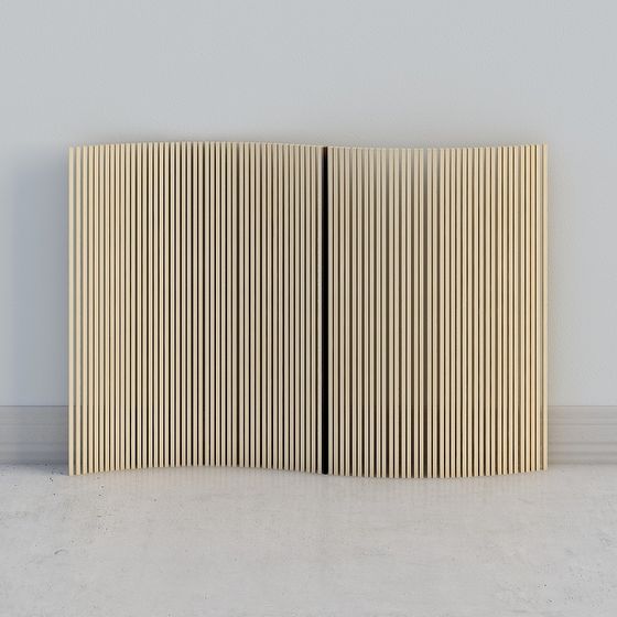 Striped Screen 3D model