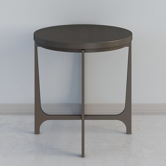 Stylish Low-Poly Round Table 3D Model – Modern Minimalism