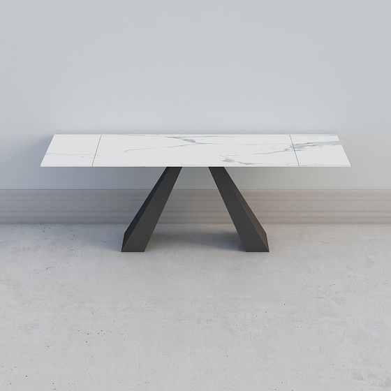 Urban Marble Dining Table 3D model