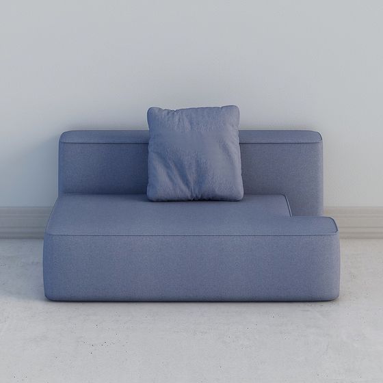 Modern Low-Poly Sofa 3D Model