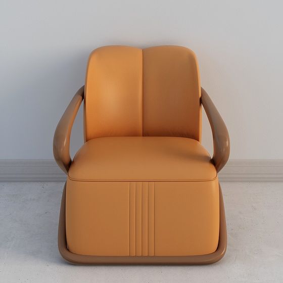 Stylish Low-Poly Chair 3D model