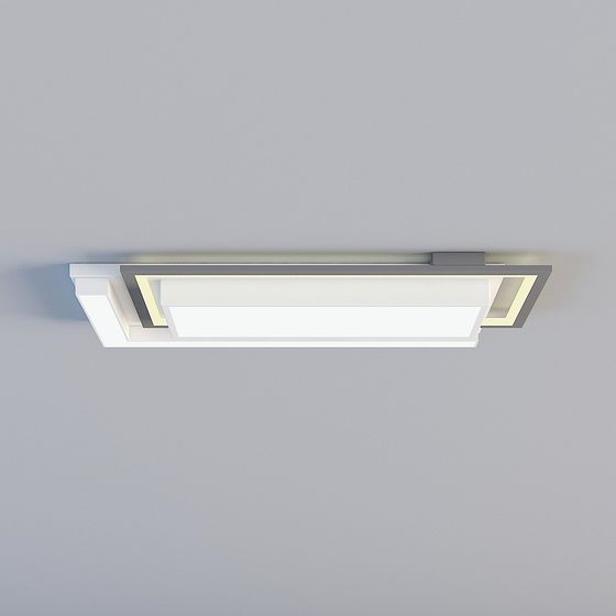 Minimalist LED Light Strip 3D Model – Low-Poly Modern Design