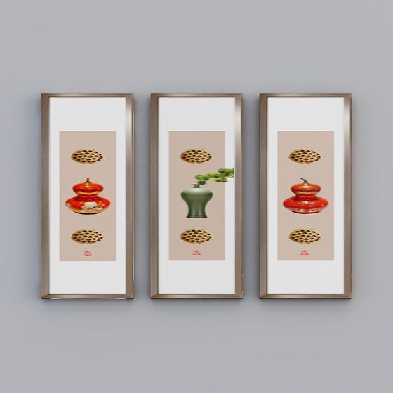 Eastern Triptych 3D model