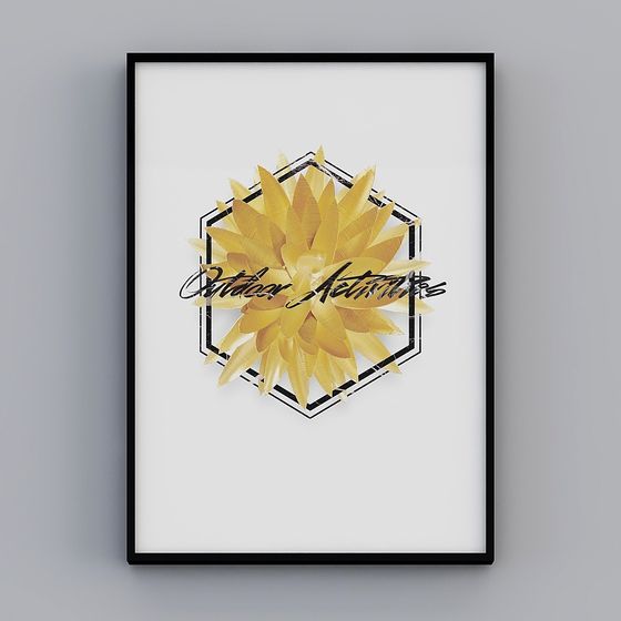 Golden Bloom 3D model