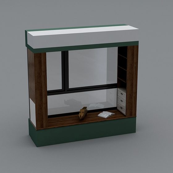 Urban Window Sill 3D model for Creative Projects