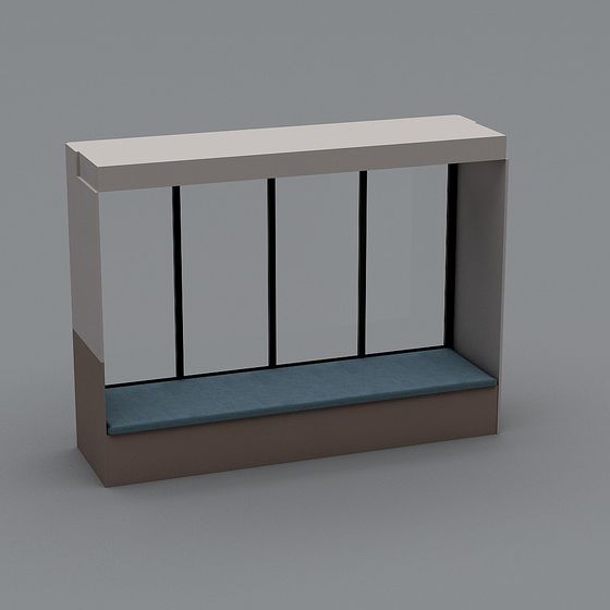Simple Window Seat 3D model