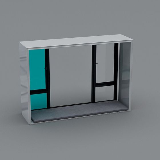 City Window 3D model for Modern Designs
