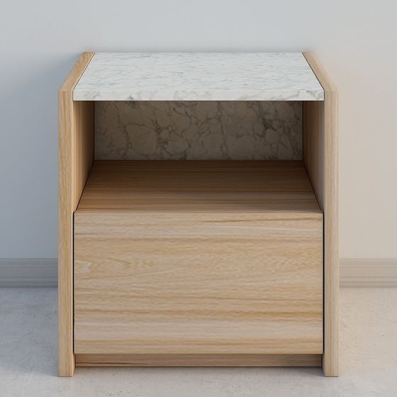 Minimalist Nightstand 3D model