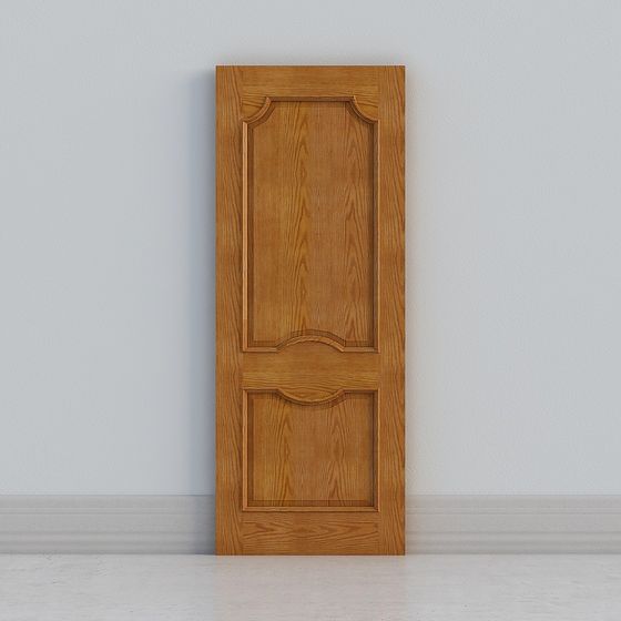 Vintage Panel Door 3D model for Creative Spaces