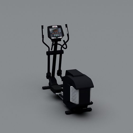 High-Detail Low-Poly Elliptical Machine 3D model