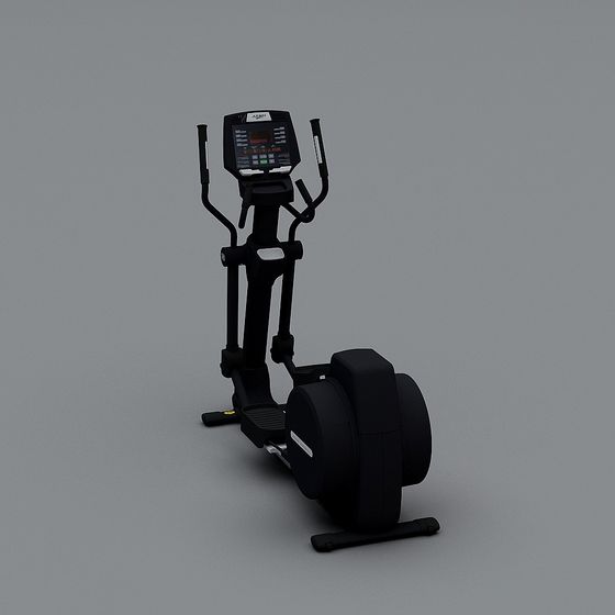 High-Detail Low-Poly Elliptical Trainer 3D Model