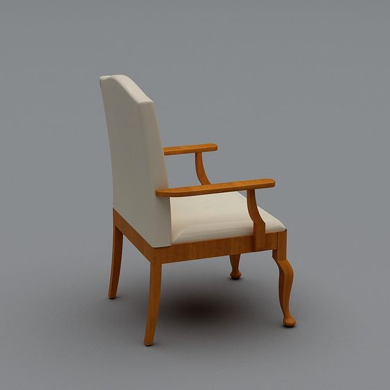 Elegant Low-Poly Chair 3D model for Modern Design