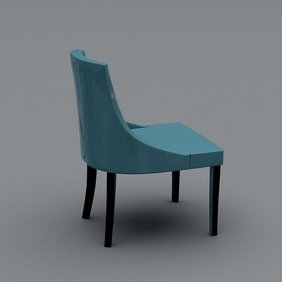 Elegant Low Poly Chair 3D model
