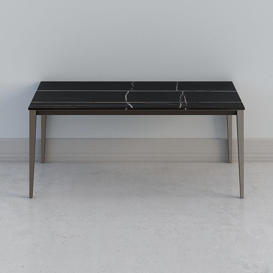 Urban Marble Table 3D model for Creative Projects