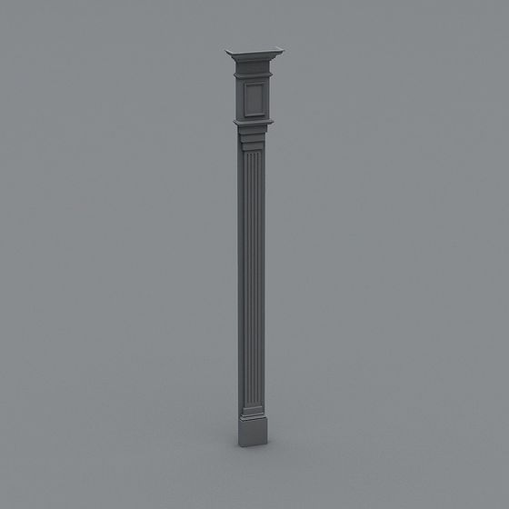 Elegant Roman Column 3D Model for Creative Use