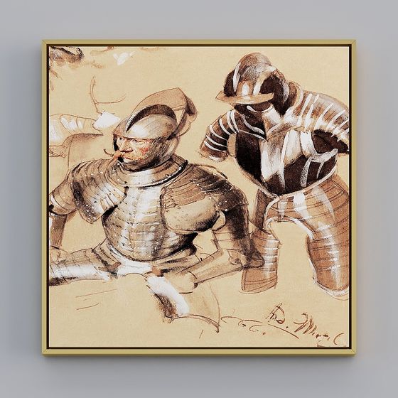 Medieval Duel 3D model