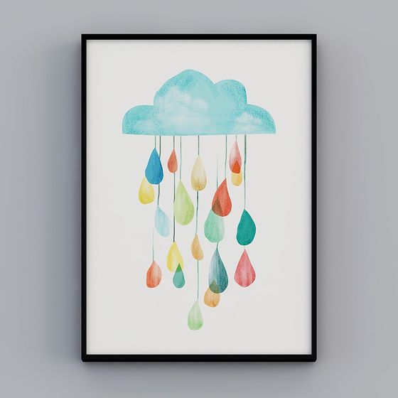 Colorful Rainy Season 3D Model