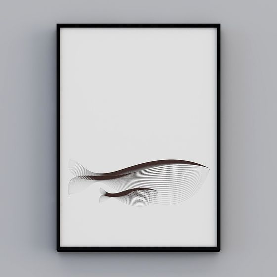 Streamlined Fish 3D Model