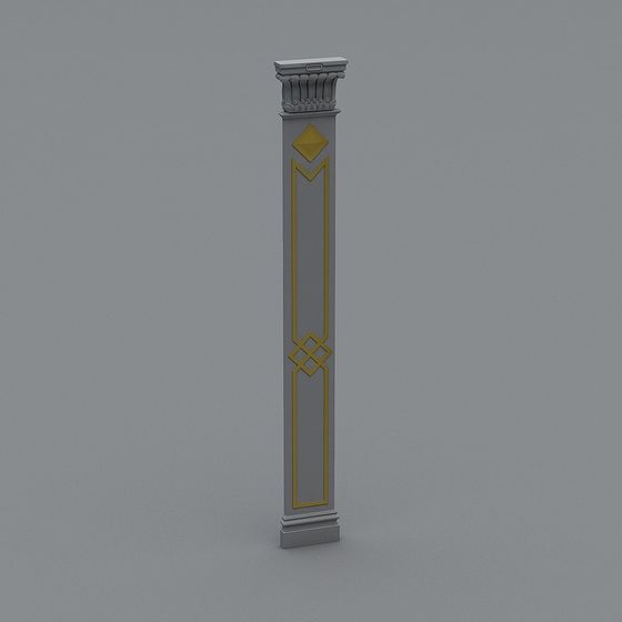 Classical Roman Column 3D model