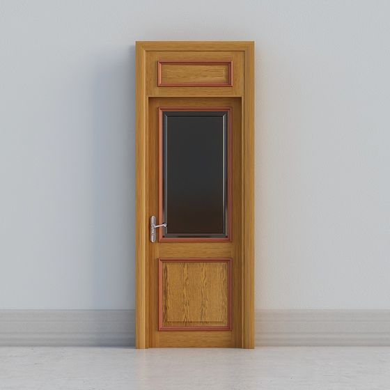 Classic Wooden Door 3D model for Modern and Classic Designs
