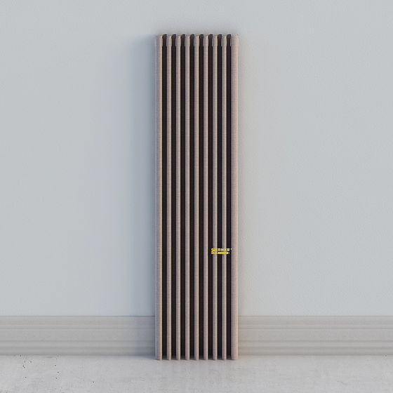 Striped Screen 3D model for Modern Interior Design