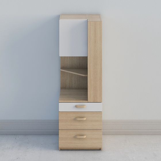 Modern City Bookshelf 3D model
