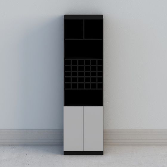 City Window Bookshelf 3D model for Contemporary Spaces