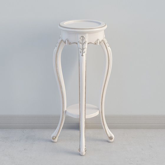 Elegant Flower Stand 3D model