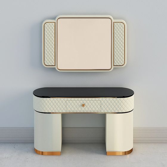 Elegant Vanity Table 3D model