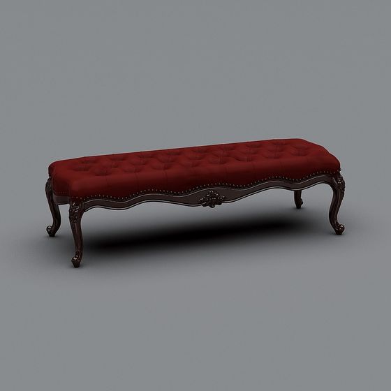 Royal Bench 3D model - Elegant and Detailed