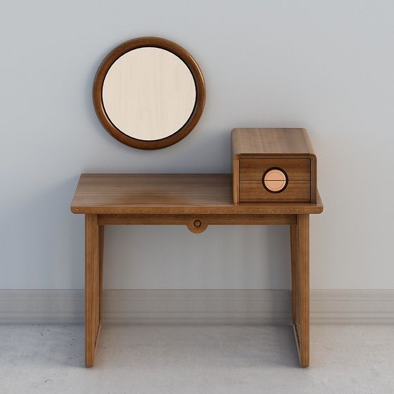 Elegant Dressing Table 3D model for Interior Design