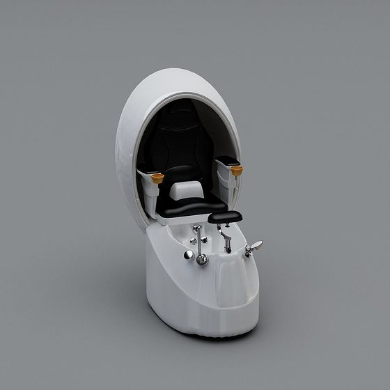 Futuristic Capsule 3D model for Modern Design
