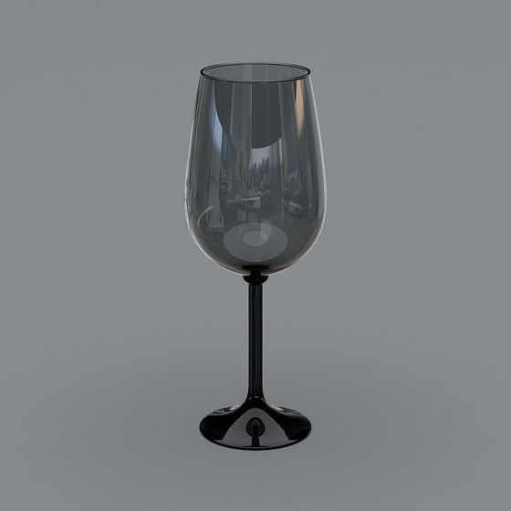 Elegant Low Poly Glass Cup 3D Model