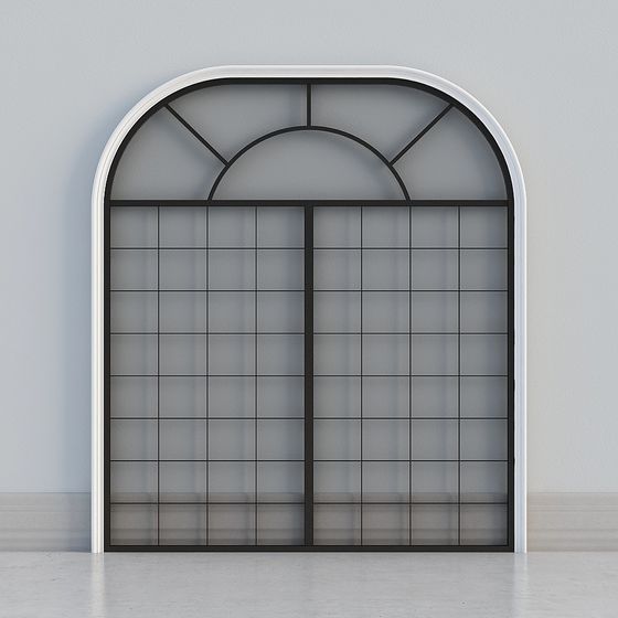Arched Window 3D model