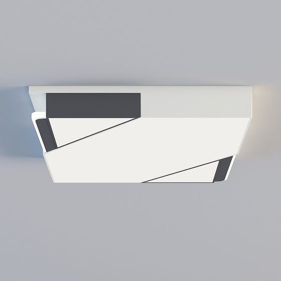 Minimalist Ceiling Light 3D Model for Modern Spaces