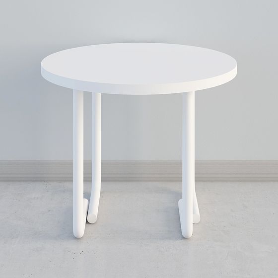 Minimalist Round Table 3D model