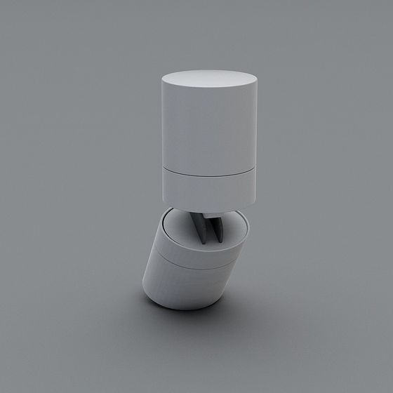 Stylish Low-Poly Table Lamp 3D model