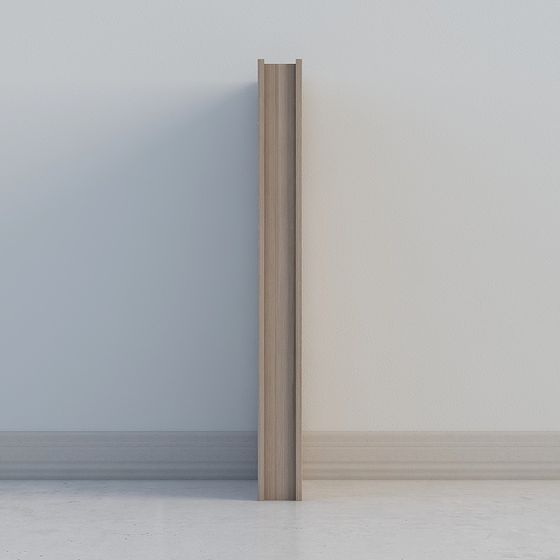 Wood Baseboard 3D model for Modern Interiors