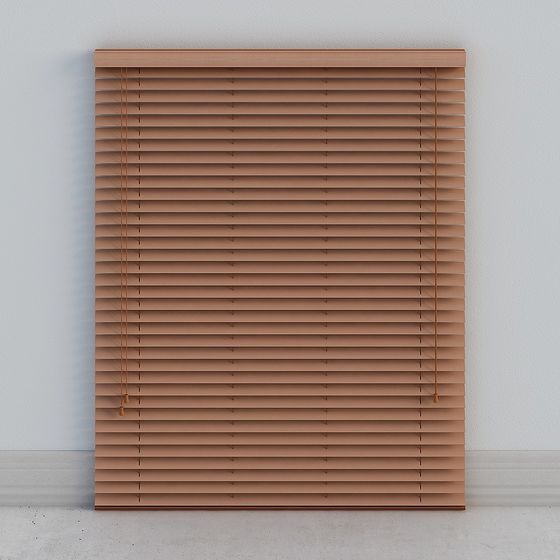 Realistic Wooden Shutter 3D model