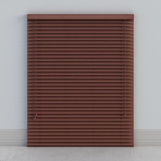 Realistic Wooden Shutter 3D model